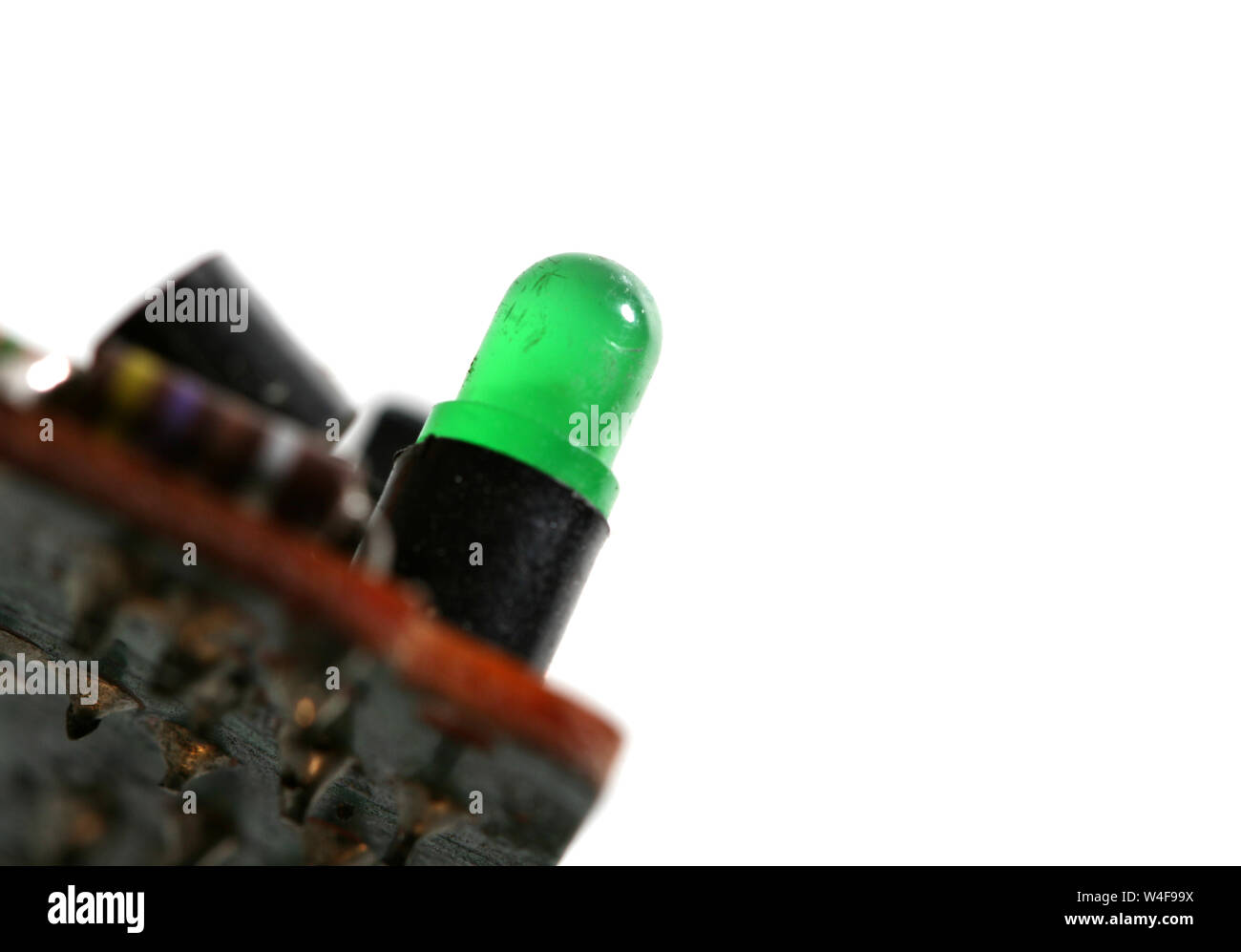 close up of red diode , led Stock Photo - Alamy