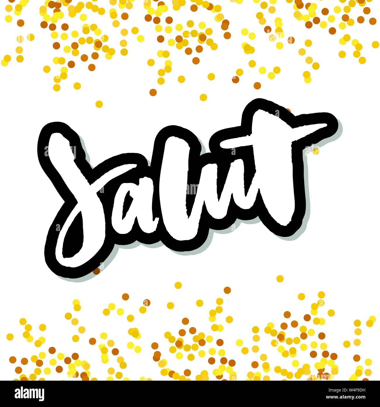 Salut vector vectors hi-res stock photography and images - Alamy