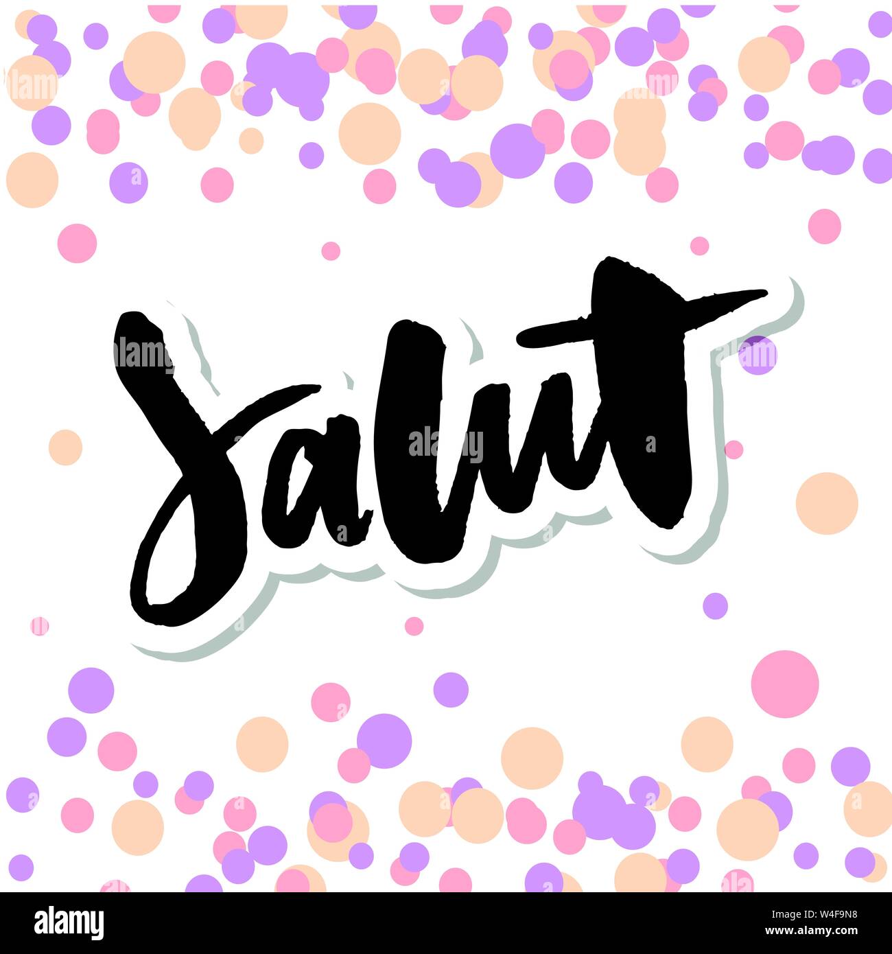 Salut vector vectors hi-res stock photography and images - Alamy
