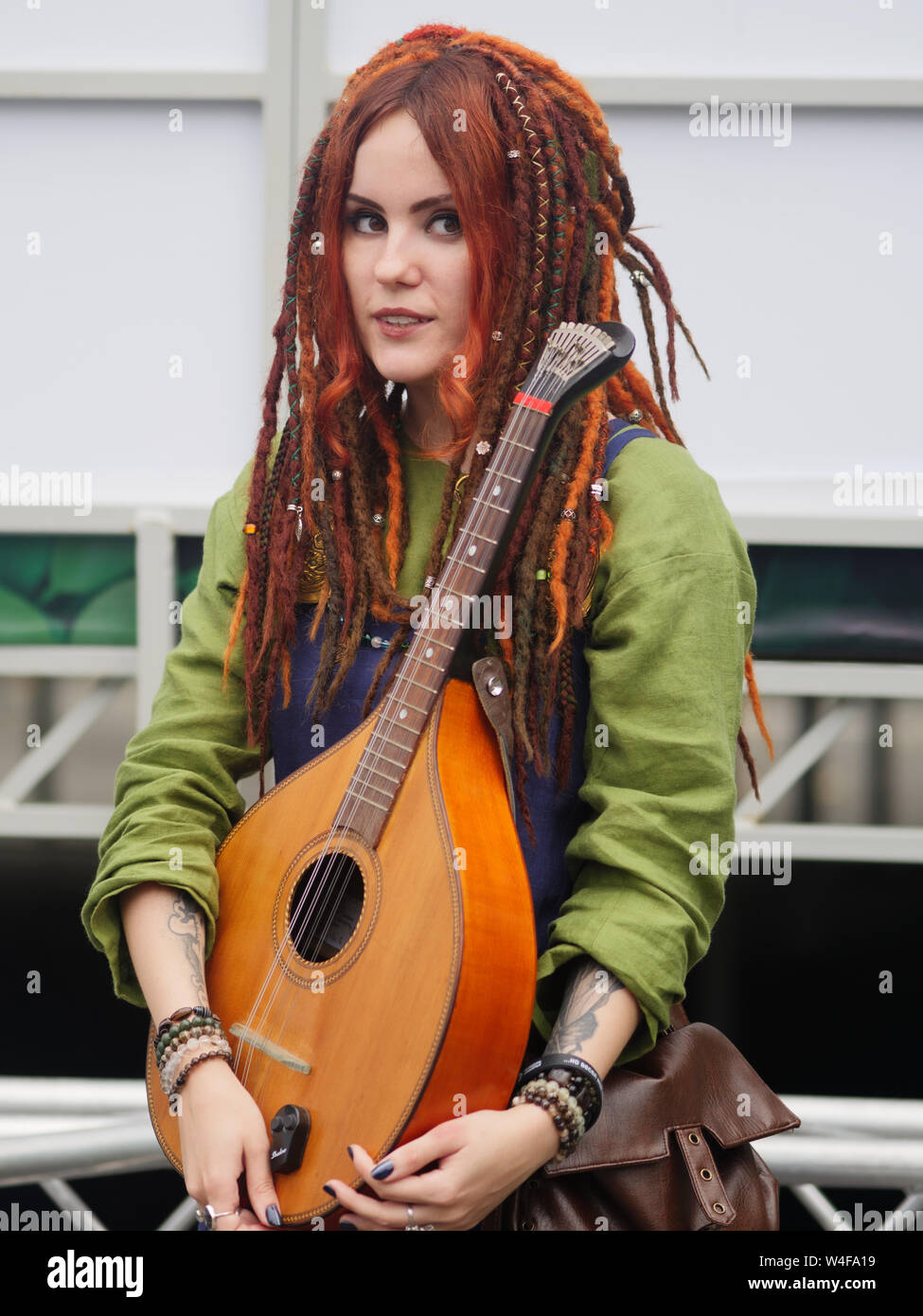 VLADIVOSTOK, RUSSIA - JULY 20, 2019: Alina Gingertail singer and ...