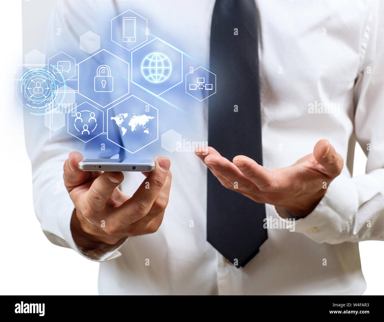 Social media icons smartphone screen hi-res stock photography and ...