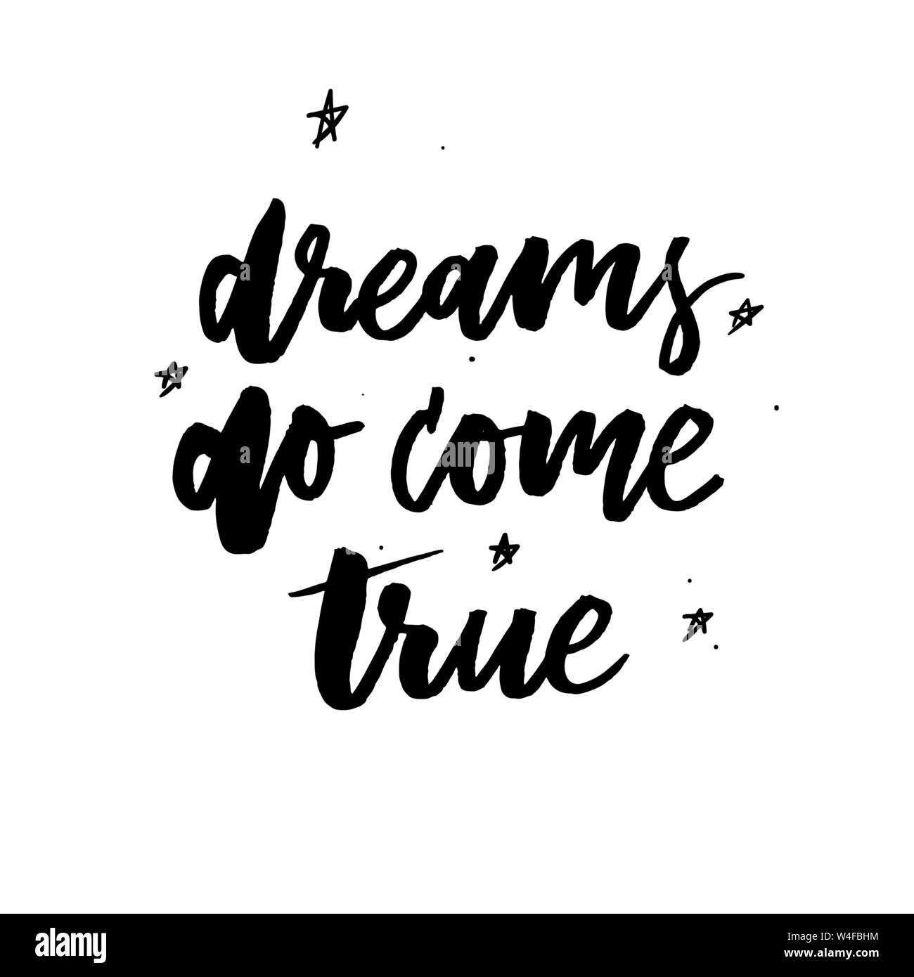 Inspirational motivational quote follow Black and White Stock Photos ...