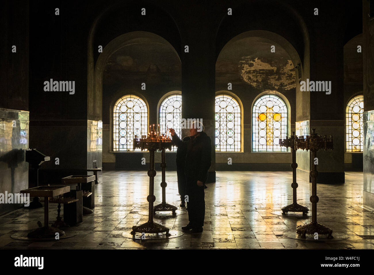 Alexander nevski cathedral interior hi-res stock photography and images ...