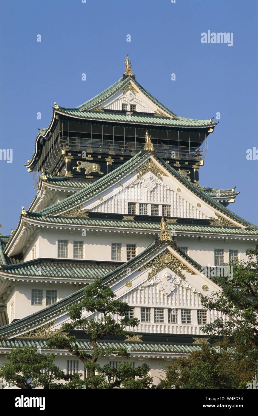 Japan, Honshu, Osaka, Osaka Castle Stock Photo - Alamy