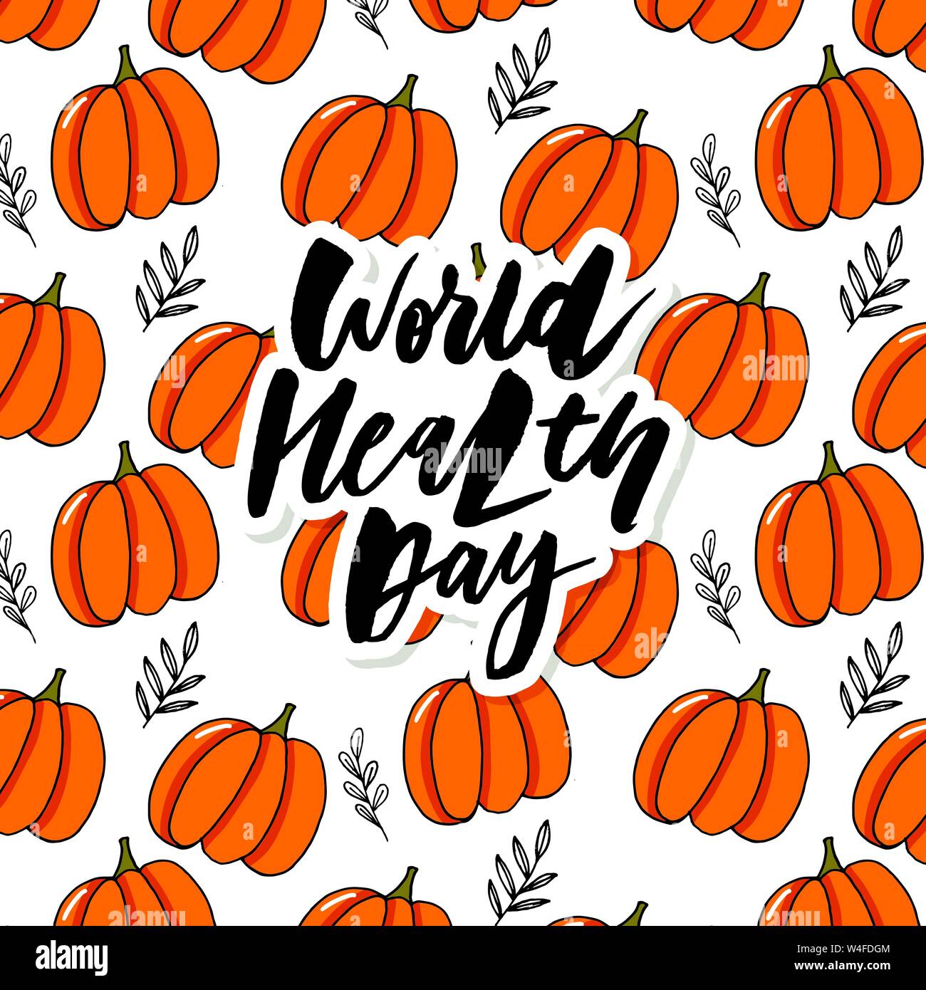 Food world day color Stock Vector Images - Alamy