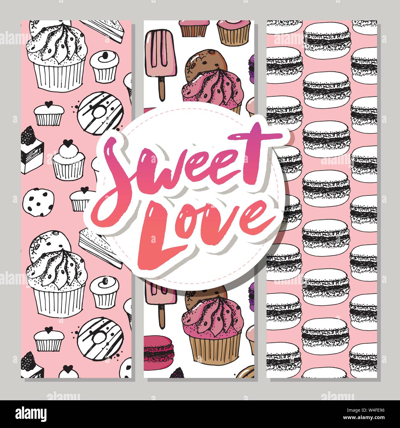 Confectionery shop banner design hi-res stock photography and images ...