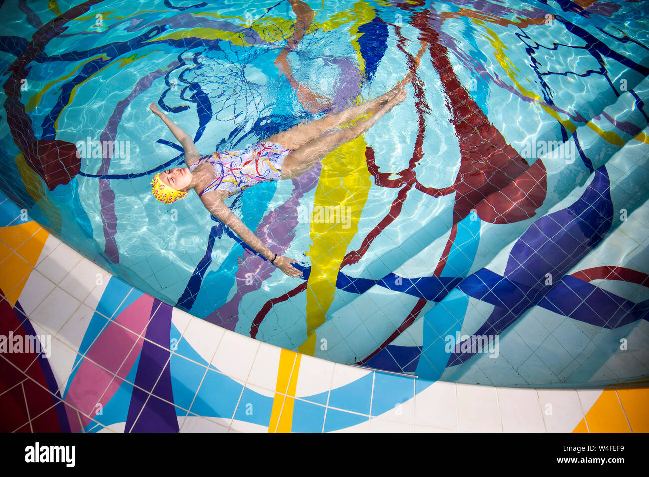 'Gateway', an intricately designed swimming pool by Portuguese artist ...