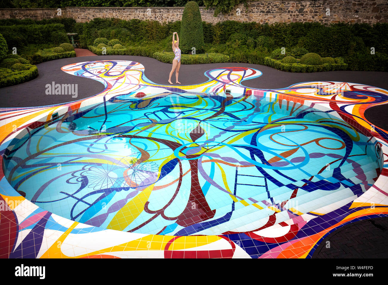 'Gateway', an intricately designed swimming pool by Portuguese artist ...