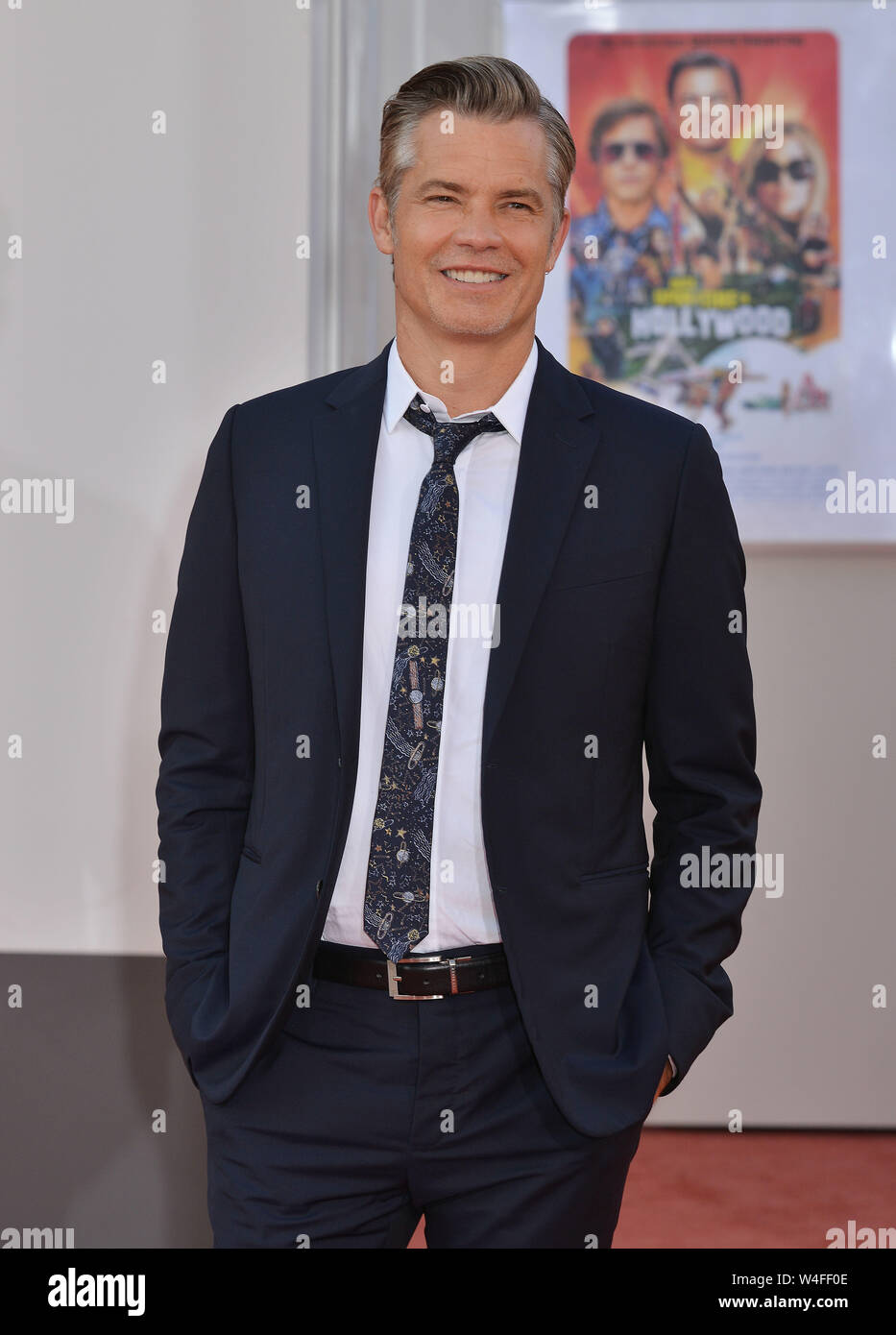 Los Angeles, USA. 22nd July, 2019. Timothy Olyphant arrives at the Sony ...
