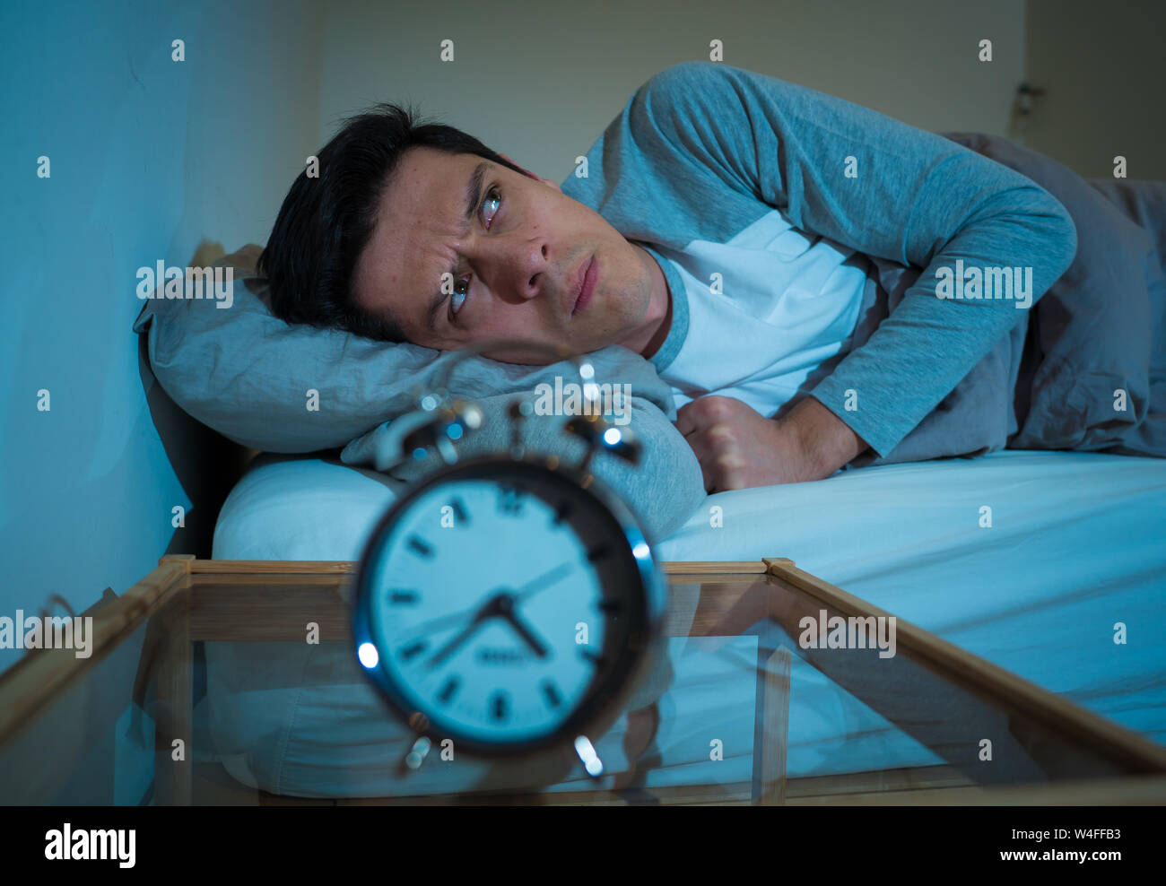 Worried Man And Clock High Resolution Stock Photography and Images - Alamy