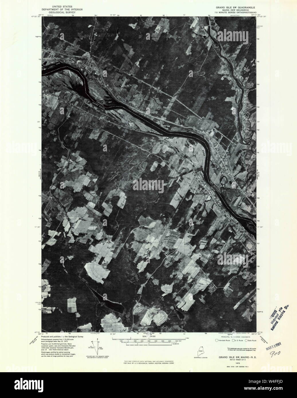 Map of grand isle hi-res stock photography and images - Alamy