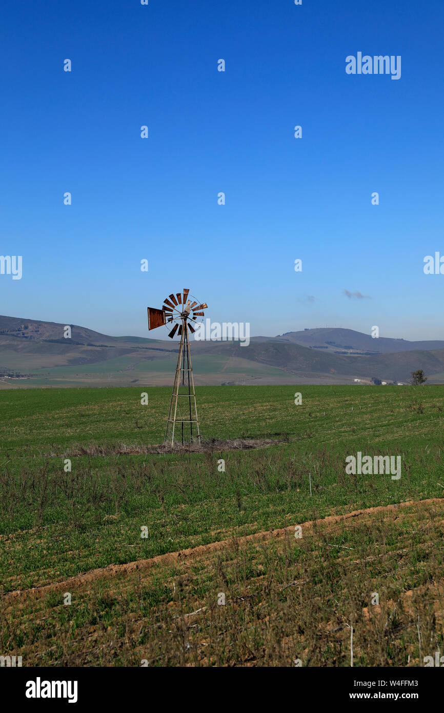 Farmland in the Boland region of the Western Cape Province of South ...
