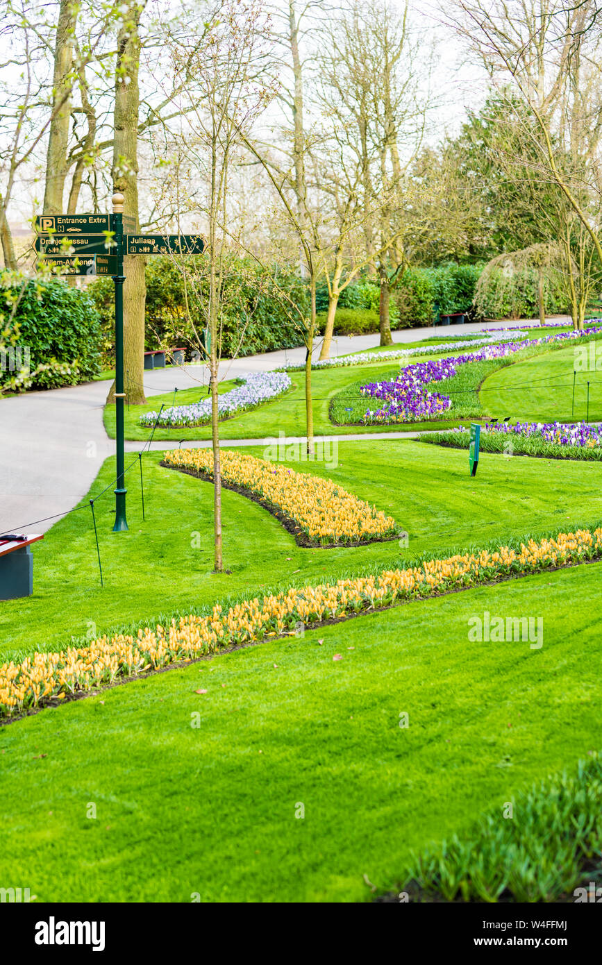 Beautiful garden in spring Stock Photo - Alamy