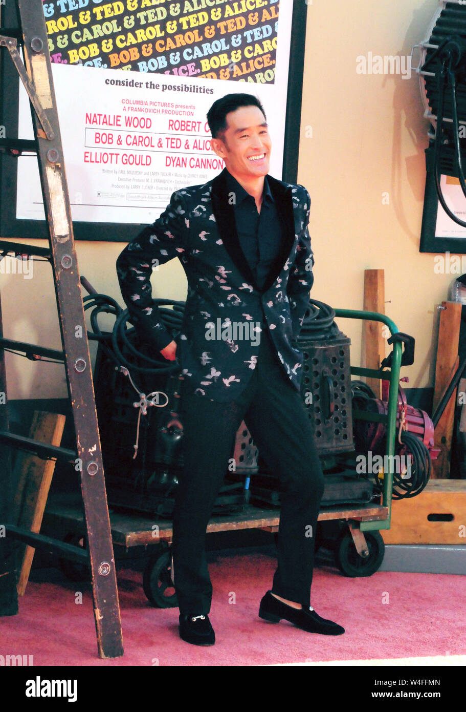 Hollywood, California, USA 22nd July 2019 Actor Mike Moh attends Sony ...