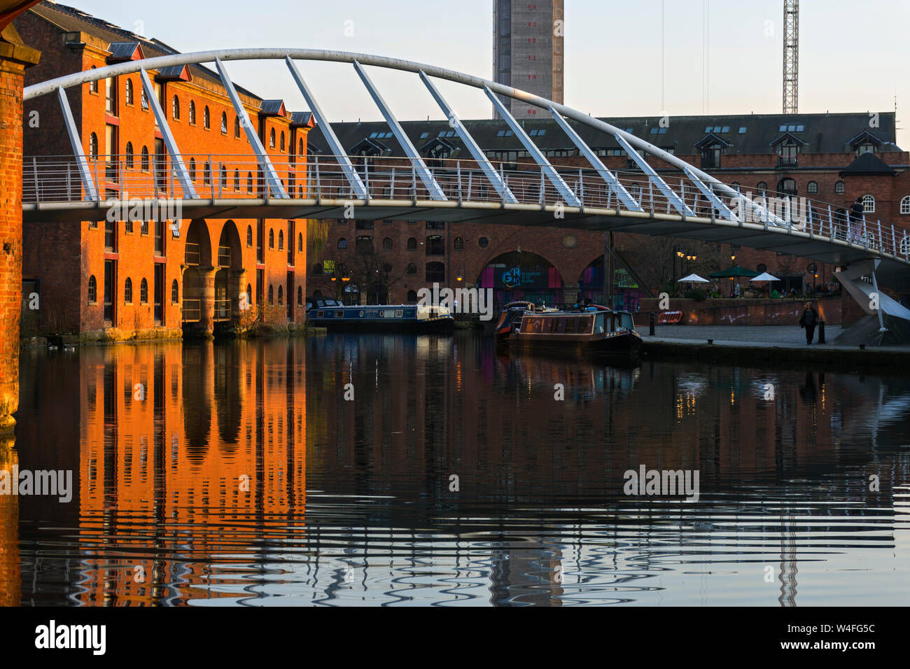 Merchants bridge manchester castlefield hi-res stock photography and ...
