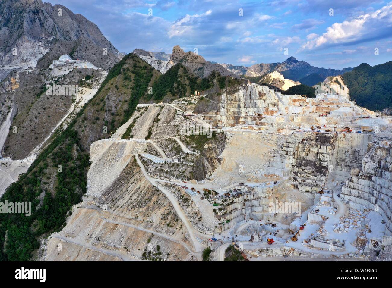 Open pit marble quarry in hi-res stock photography and images - Alamy