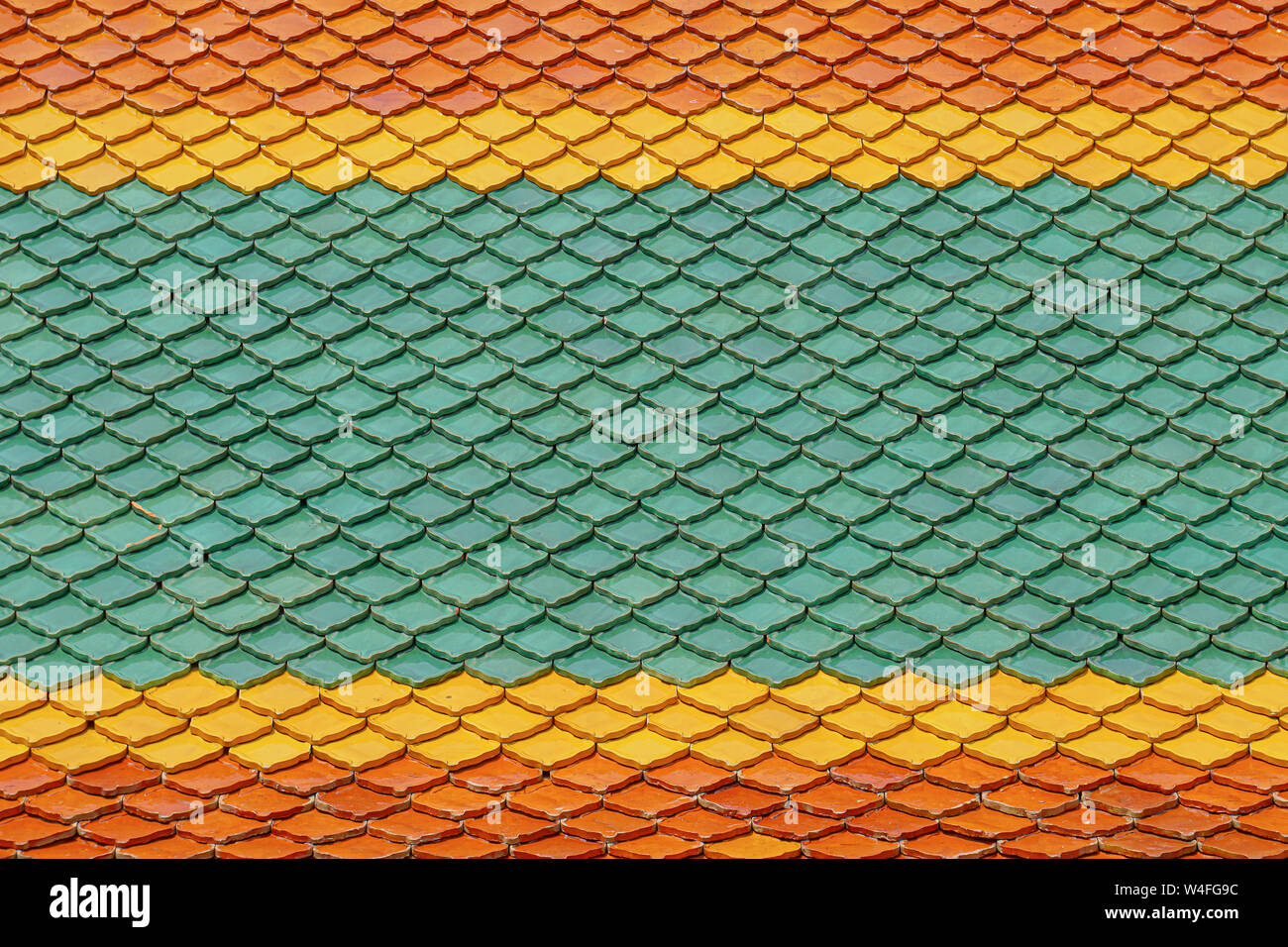 Green roof tiles hi-res stock photography and images - Alamy