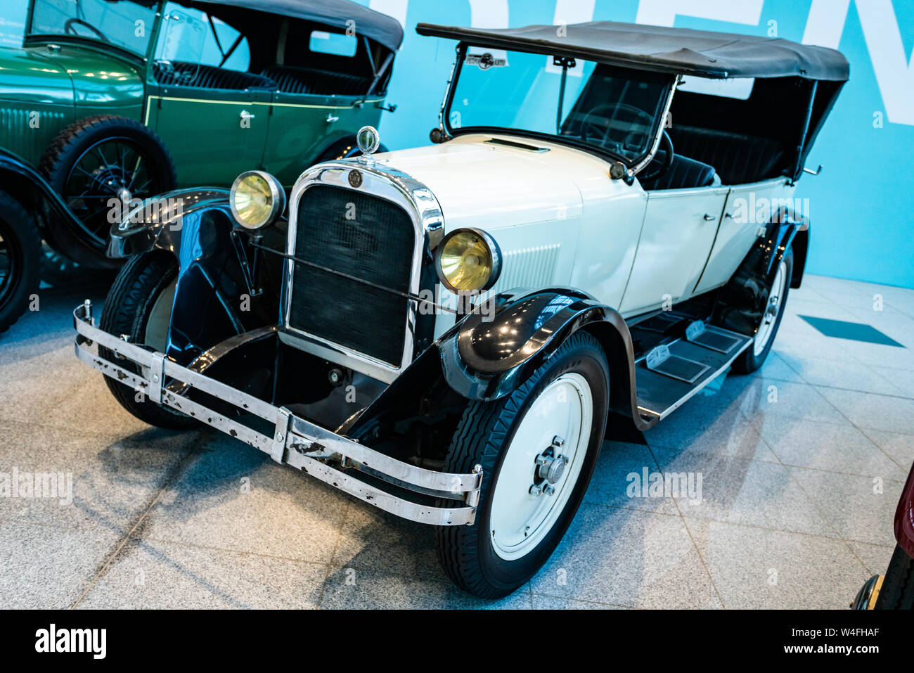 MOSCOW, RUSSIA - MAY 27, 2019: Dodge open touring built at year 1928 ...