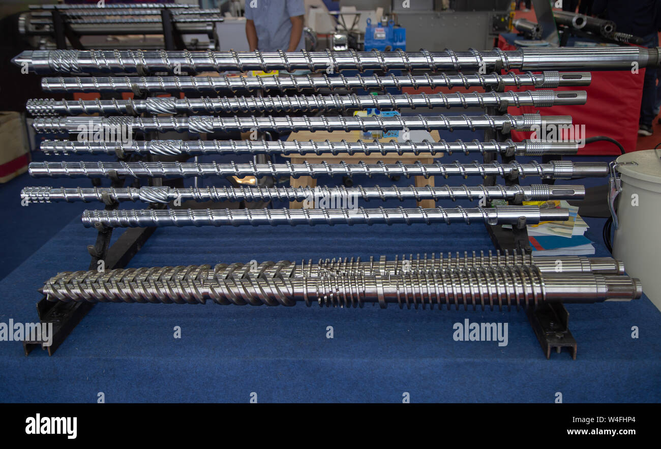 Injection molding screw for industry plastic injection machine Stock ...