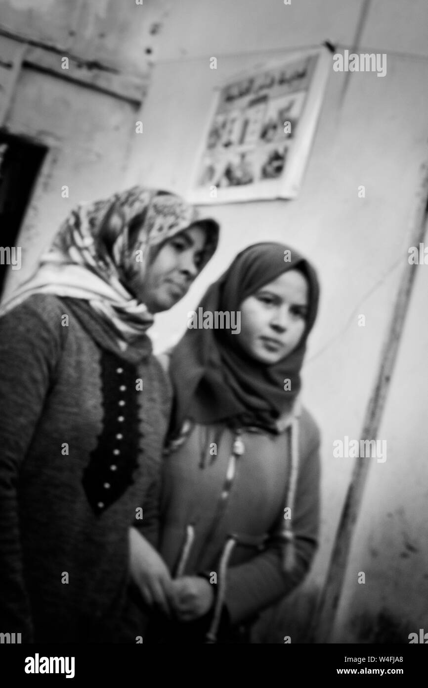 Muslim women in town Black and White Stock Photos & Images - Alamy