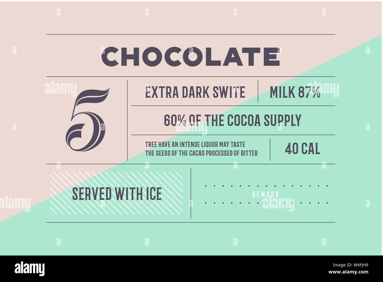 Vintage Minimal Label. Set of graphic modern vintage label Stock Vector ...