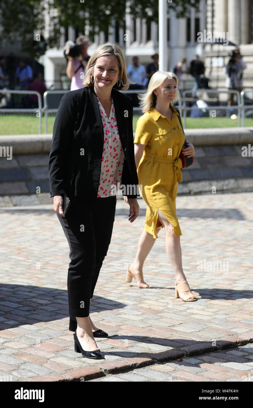 Secretary of State for Work and Pensions Amber Rudd arrives at the ...
