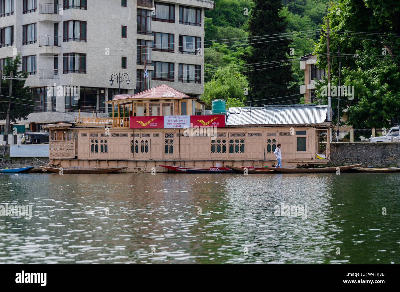 Nehru Park Floating Post Office on Dal Lake, Srinagar, Jammu and ...