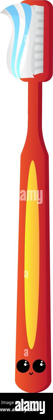 Toothbrush vector drawing Cut Out Stock Images & Pictures - Alamy