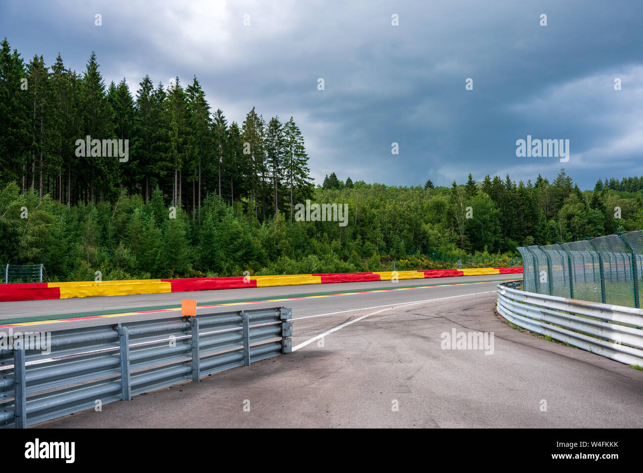 Crash barrier racing circuit hi-res stock photography and images - Alamy