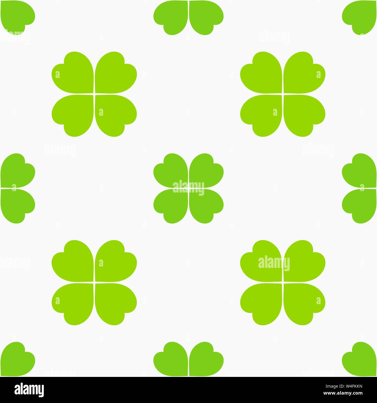 Three leaf clover repeating pattern hi-res stock photography and images ...