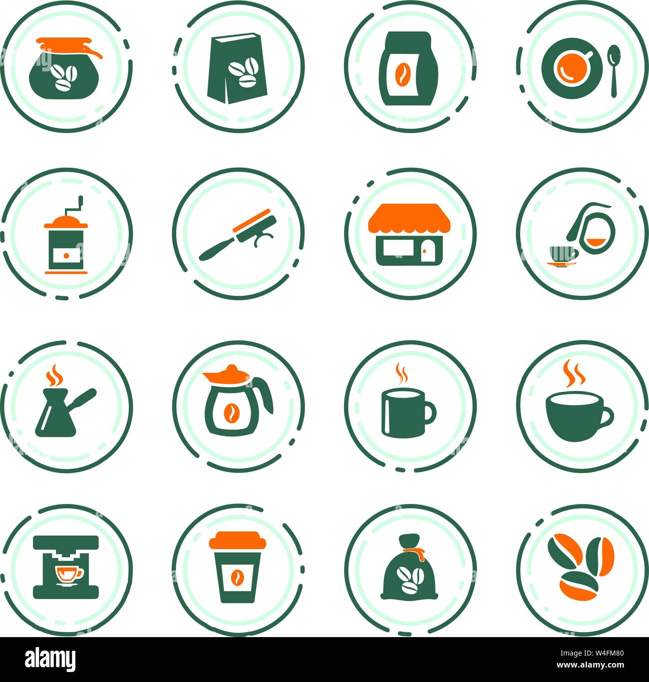 Coffee vector icons user hi-res stock photography and images - Alamy
