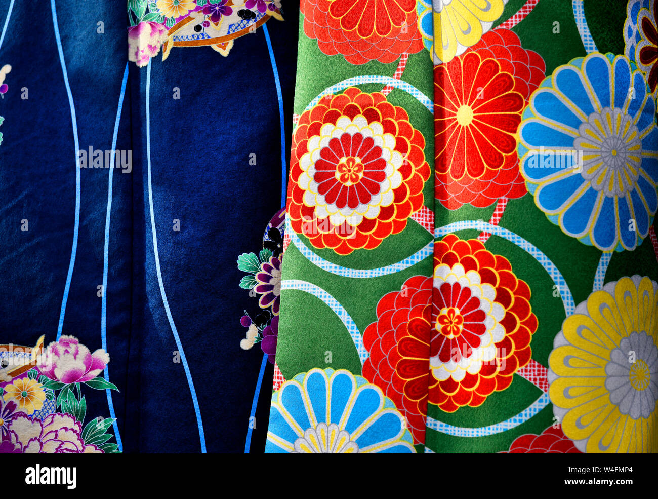 kimono material designs Kyoto Japan Stock Photo - Alamy