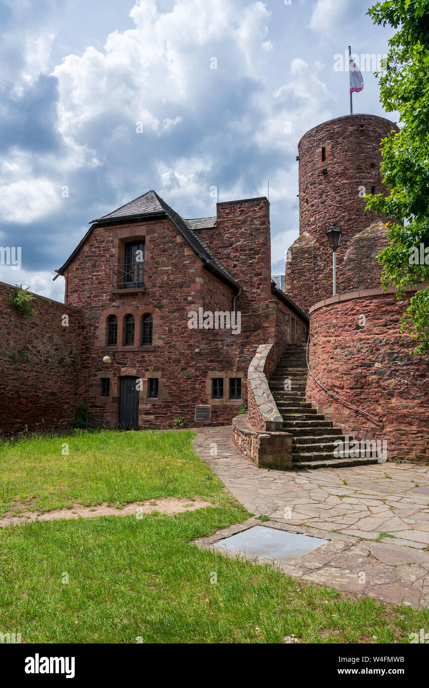 Castle Hengebach, a castle in Heimbach, Germany Stock Photo - Alamy