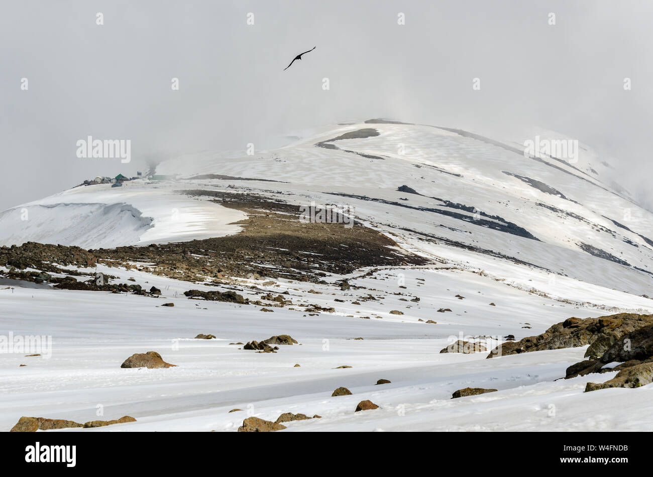 Beautiful snowscape at Gulmarg Gondola Phase 2 / Apharwat Peak, Gulmarg ...