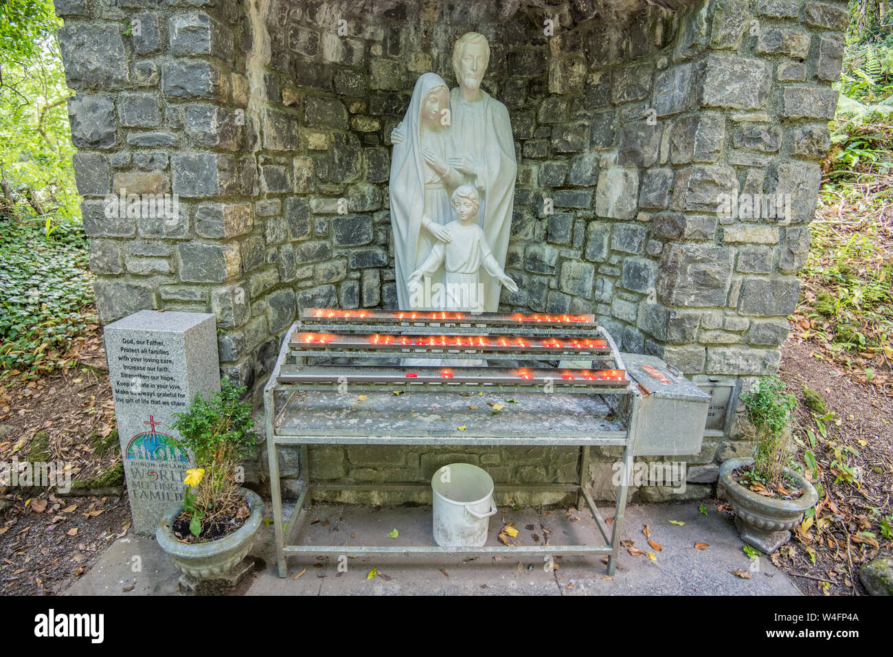 Shrine at Tobernalt Holy Well Stock Photo - Alamy