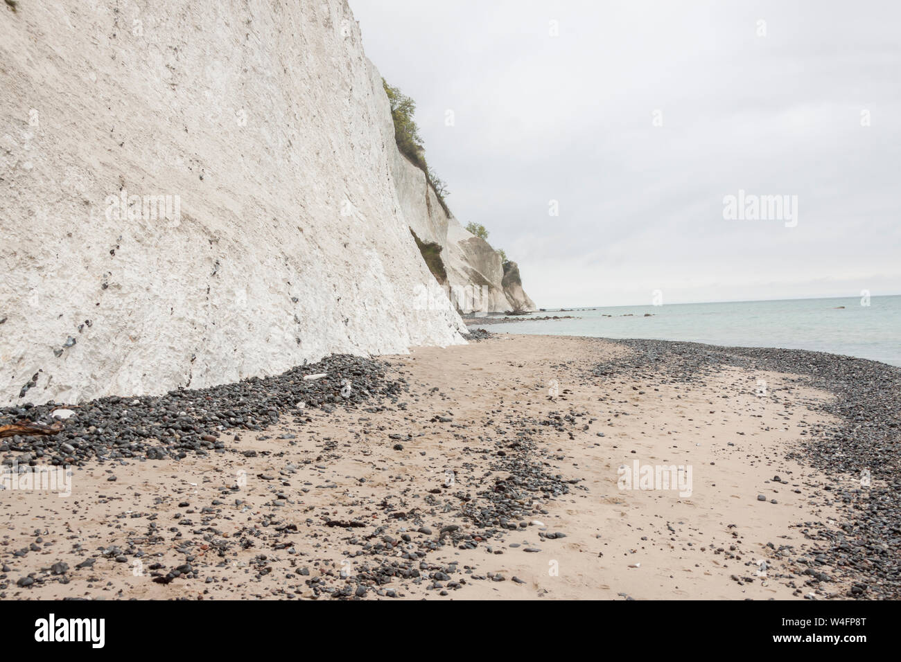 Beach on the mons klint cliff hi-res stock photography and images - Alamy