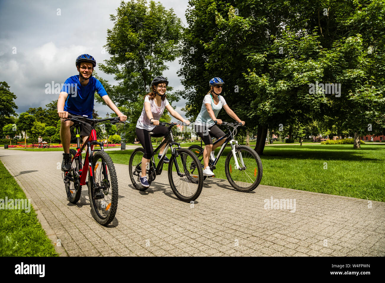 Man riding bicycles hi-res stock photography and images - Alamy