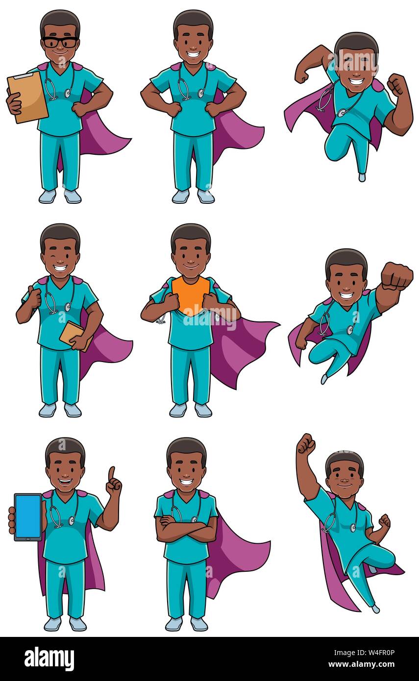 African american man medical Cut Out Stock Images & Pictures - Alamy