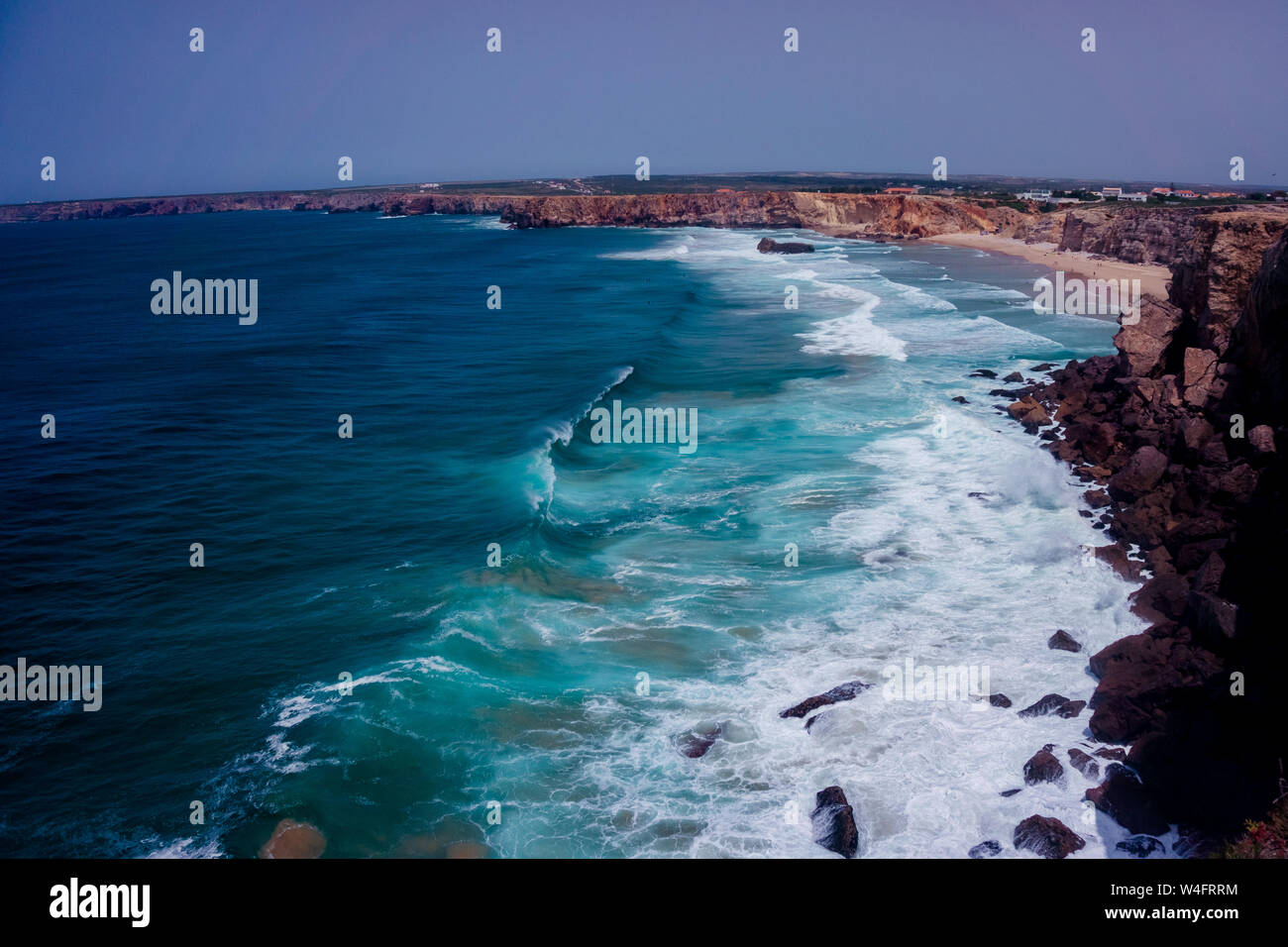 Big ocean waves of Atlantic Ocean Stock Photo - Alamy