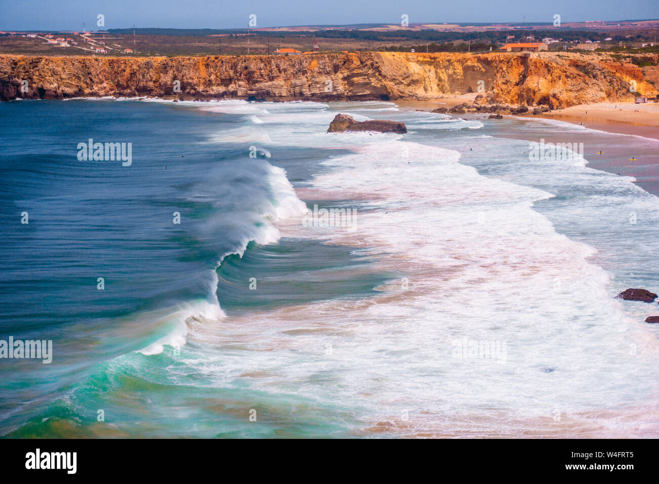 Big ocean waves of Atlantic Ocean Stock Photo - Alamy