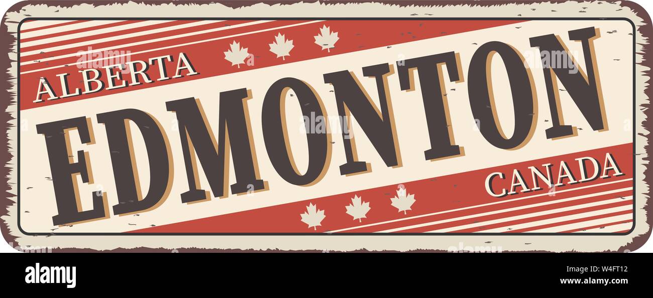 Old edmonton Stock Vector Images - Alamy