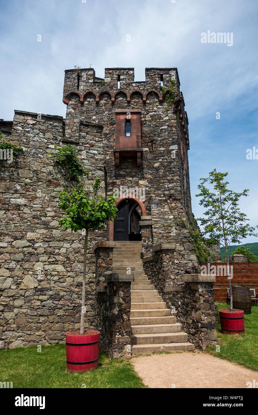 View of Reichenstein Castle, Germany Stock Photo - Alamy
