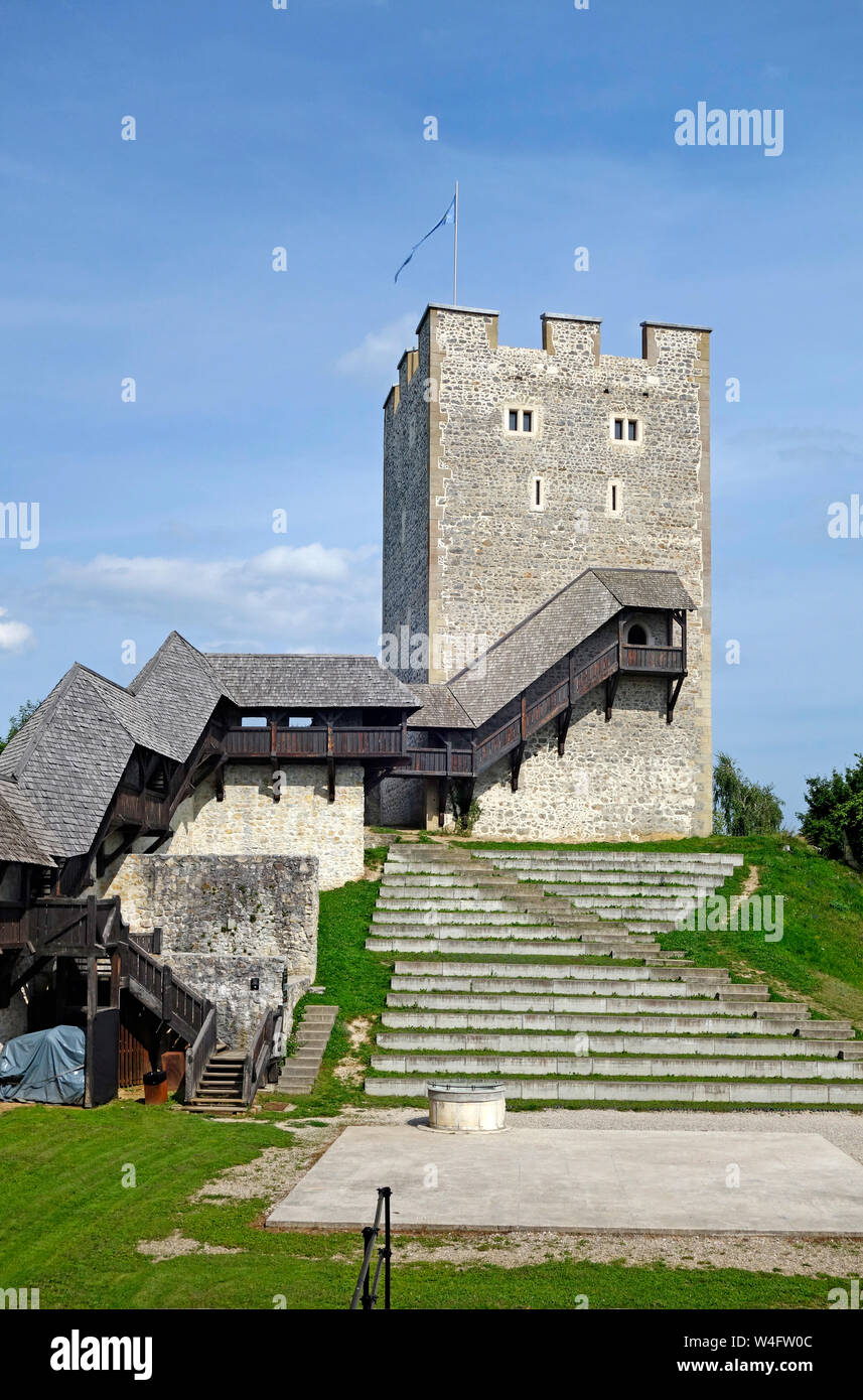 Fredericks tower of Celje Uper Castle (Old Celje Castle), Celje ...