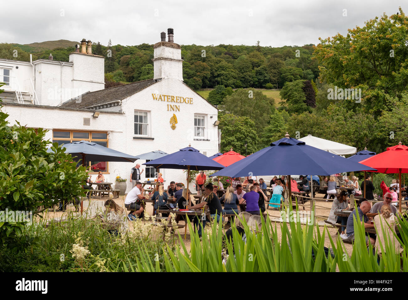 Wateredge Inn, Waterhead, Ambleside, Lake Windermere, Lake District ...