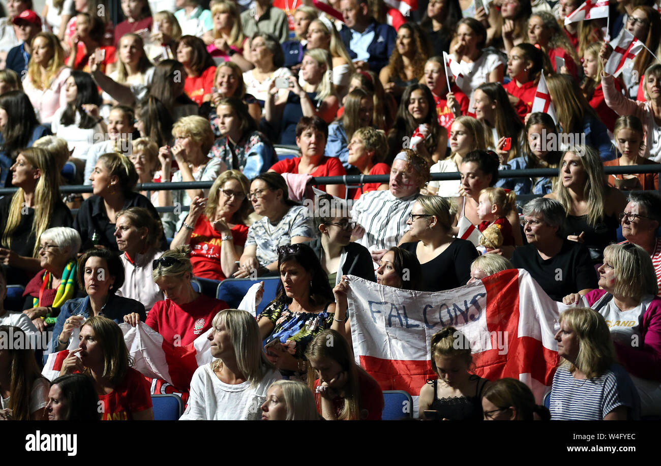 England fans show their support in the stands Stock Photo - Alamy