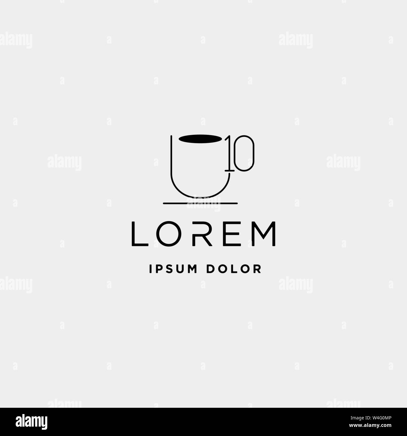 internet cafe logo design vector binary technology symbol icon Stock ...