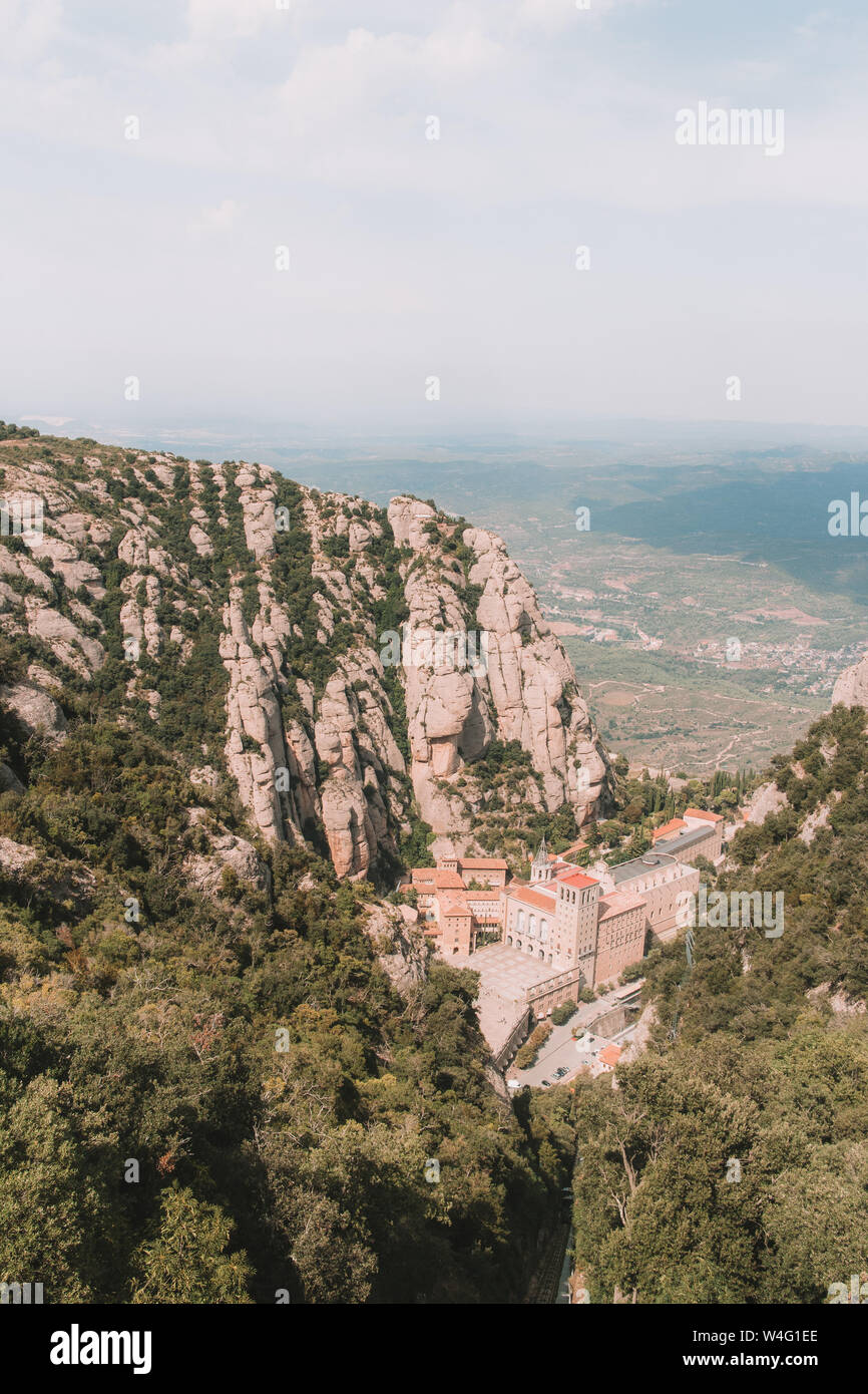 View from montserrat monastery hi-res stock photography and images - Alamy