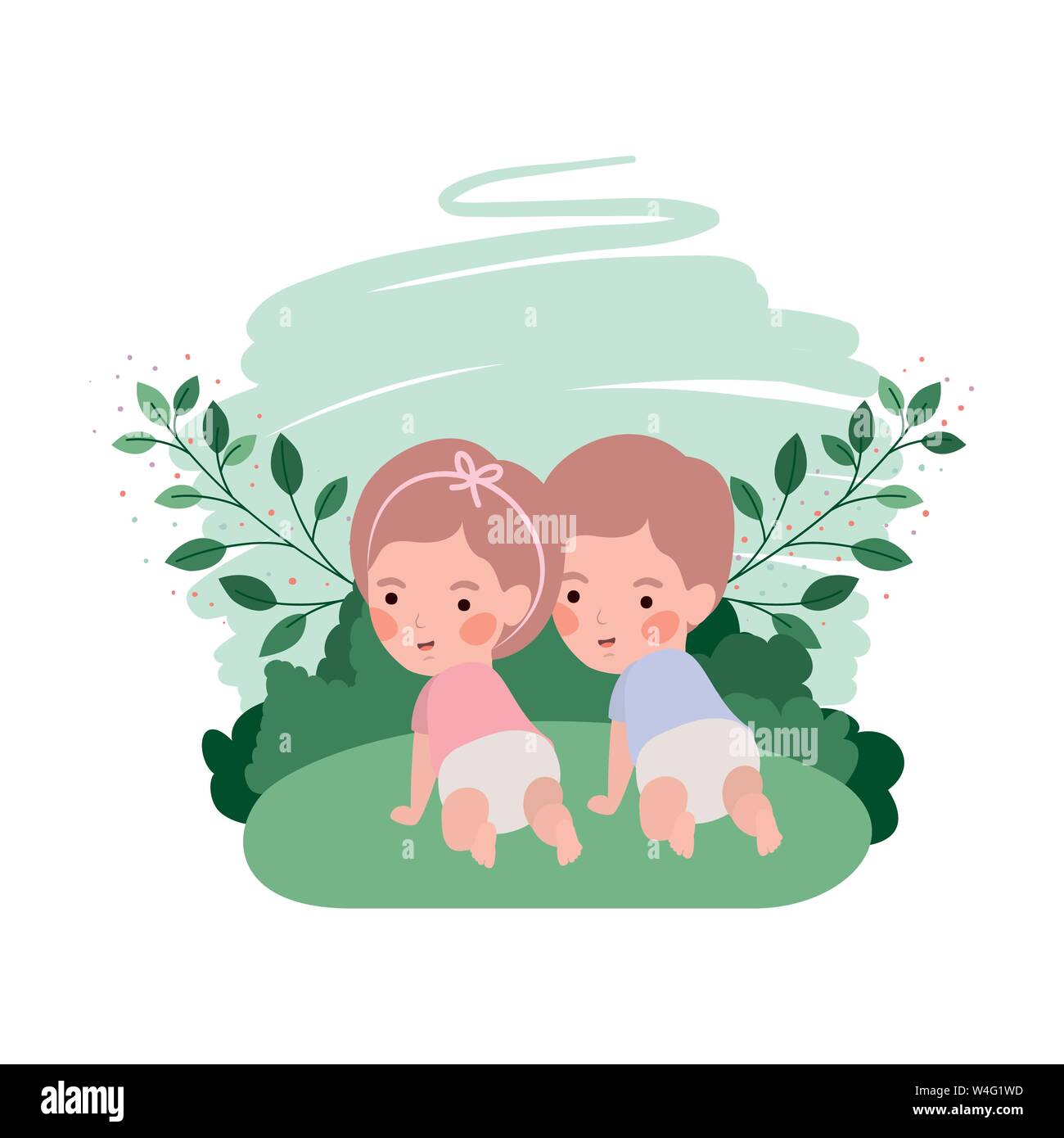 cute baby playing avatar character Stock Vector Image & Art - Alamy