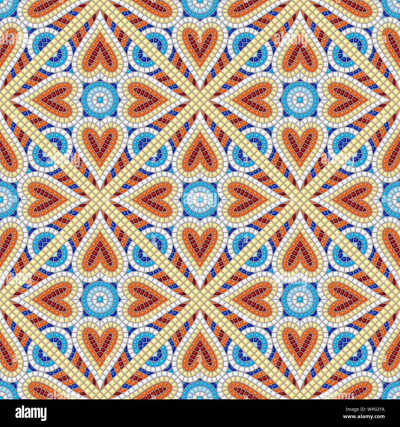 Ancient mosaic ceramic tile pattern Stock Vector Image & Art - Alamy