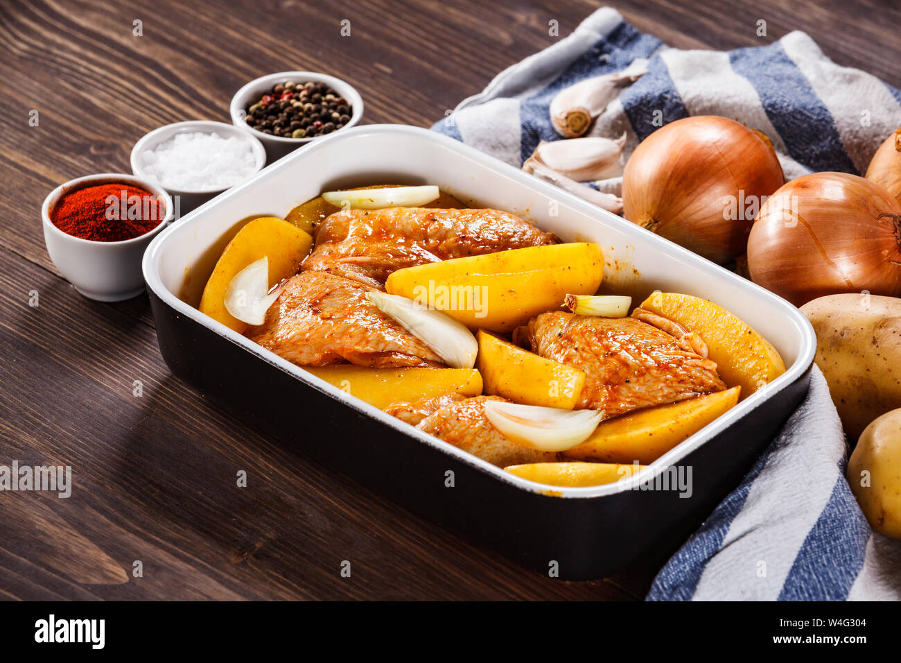 Raw chicken drumsticks ingredients hi-res stock photography and images ...